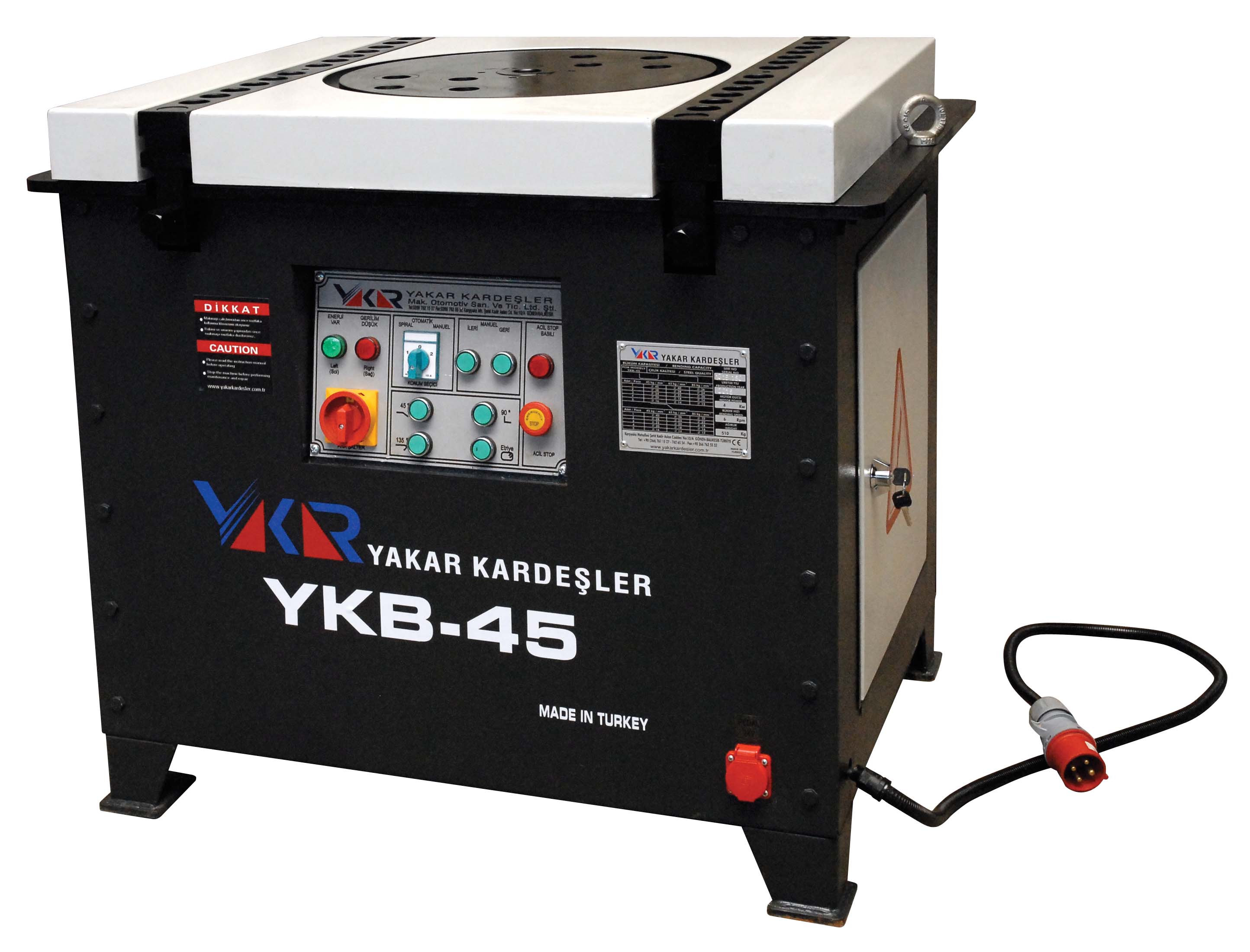 YKB 45 DEMİR BÜKME MAKİNASI - Yakar Çelik Dövme El Aletleri A.Ş